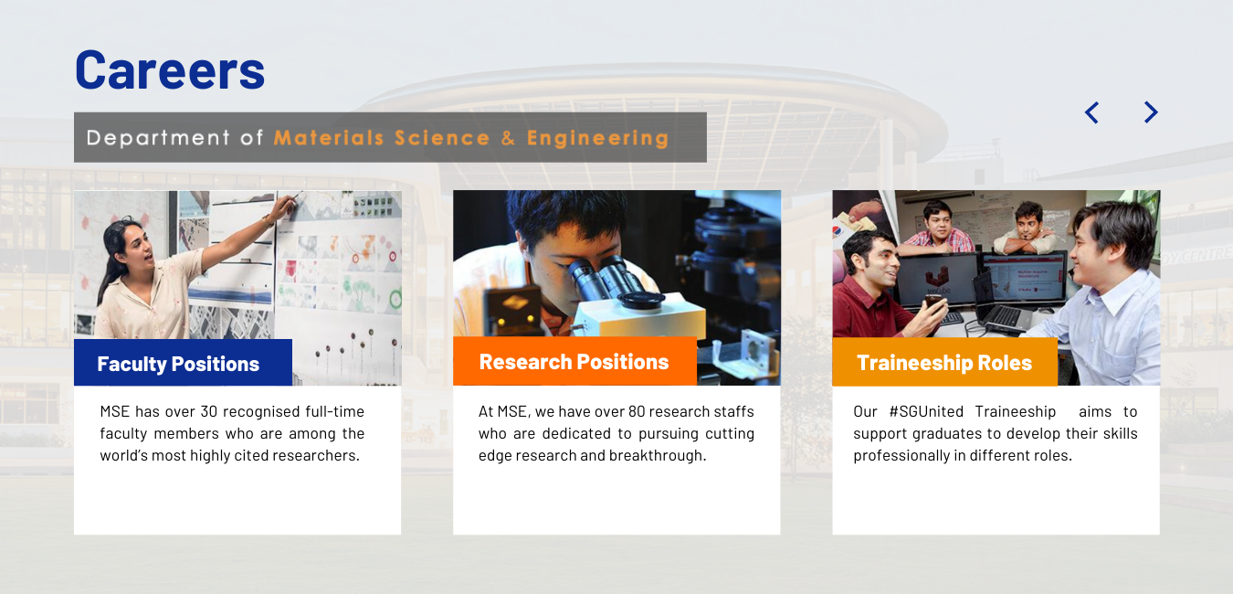 Careers – Materials Science and Engineering